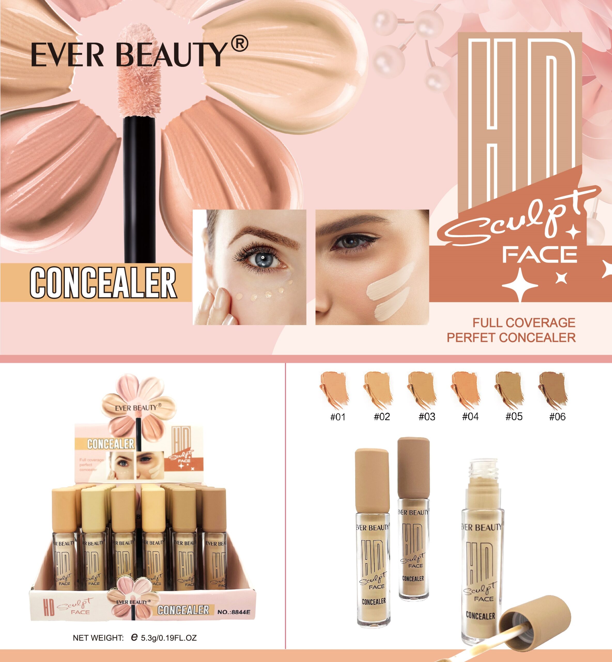 HD Sculpt Face Concealer - Ever Beauty Cosmetics